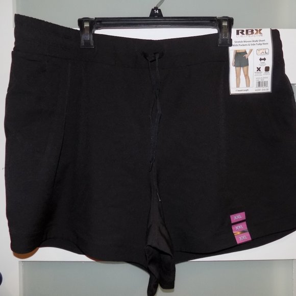 RBX | Shorts | Rbx Active Stretch Woven Walk Wpockets Side Tulip Hem ...